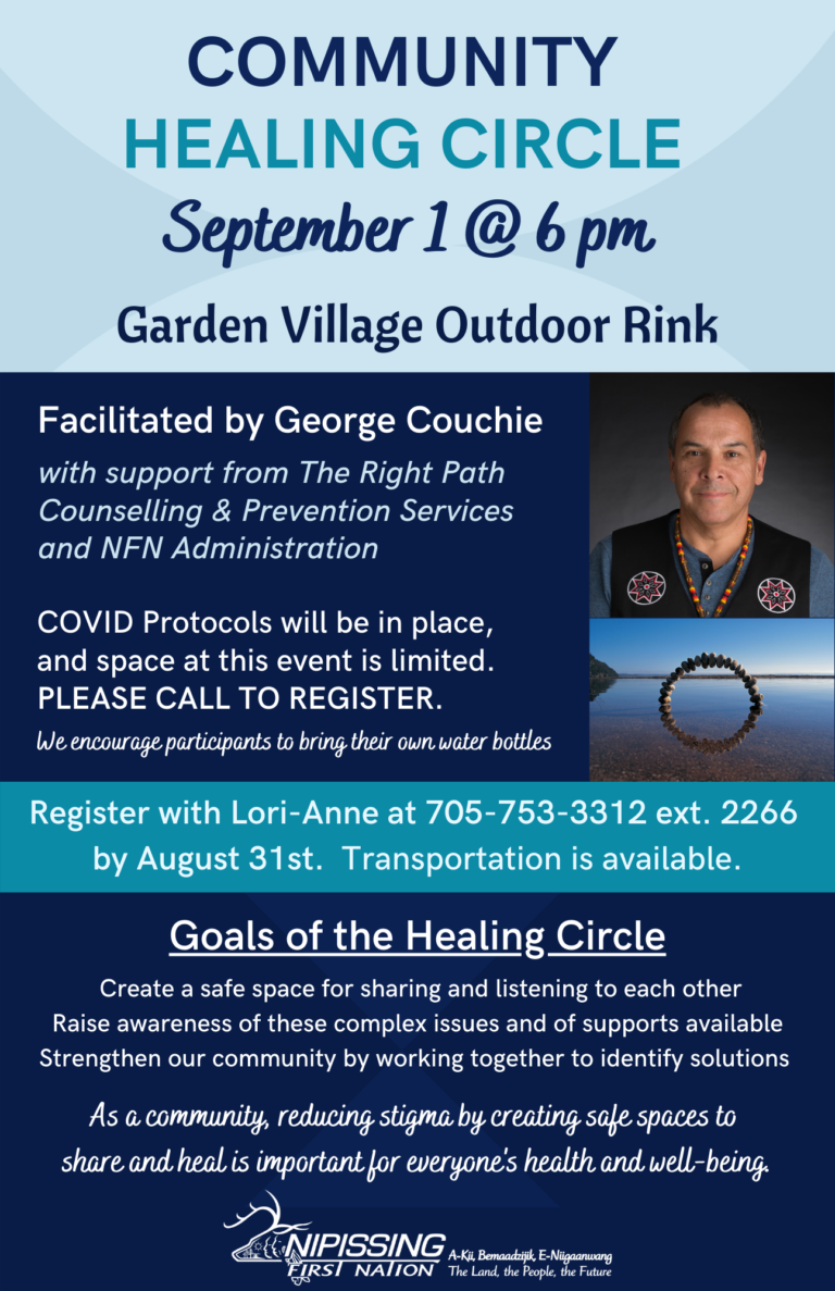 Community Healing Circle » Nipissing First Nation