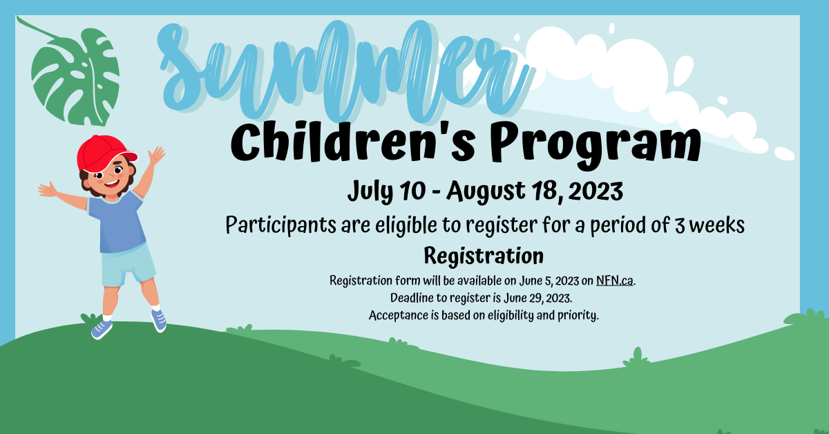 Summer Children's Program » Nipissing First Nation