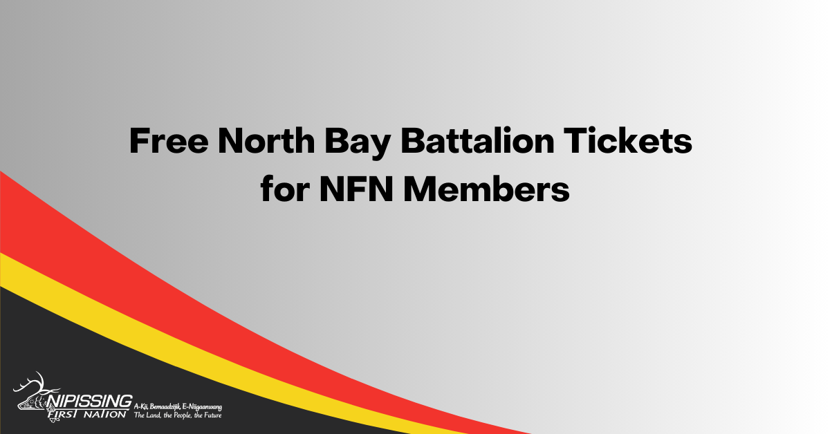 Free North Bay Battalion Tickets for NFN Members » Nipissing First Nation