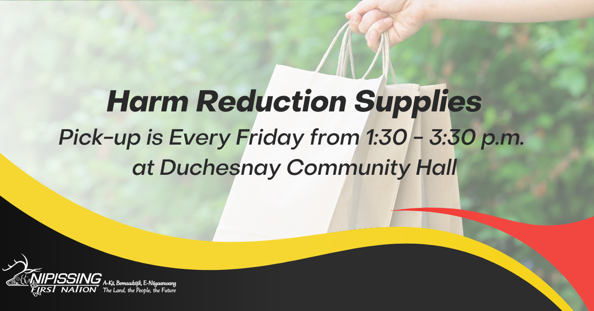Harm Reduction Supplies » Nipissing First Nation